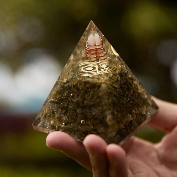 Alchemy Orgonite Pyramids 3.5" x 4"